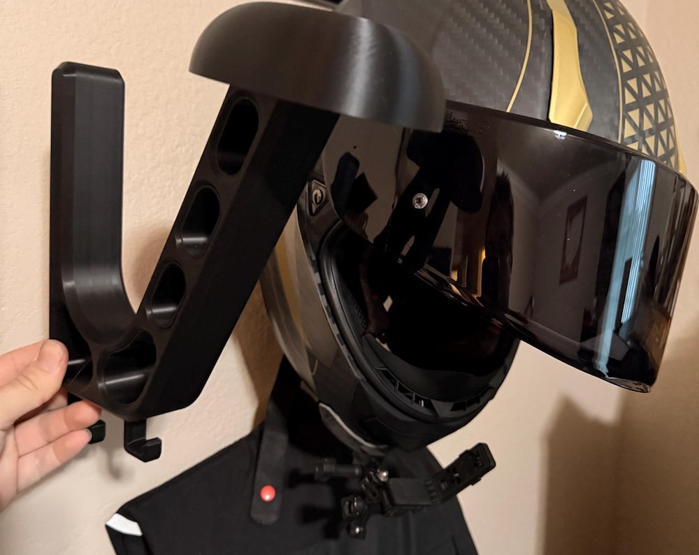 Motorcycle Helmet Wall Mount | Made in California – McCoy Industries